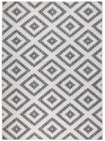 Hanse Home, Kusový koberec Twin-Wendeteppiche 103132 grau creme – na ven i na doma, 160x230, šedá, chodba / předsíň