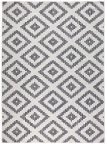 NORTHRUGS - Hanse Home koberce Kusový koberec Twin-Wendeteppiche 103132 grau creme – na ven i na doma - 120x170 cm