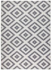 Hanse Home, Kusový koberec Twin-Wendeteppiche 103132 grau creme – na ven i na doma, 80x150, šedá, chodba / předsíň
