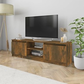 vidaXL TV stolek 120 x 30 x 35,5 cm dřevotříska [815339] Barva: kouřový dub