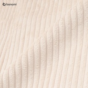 Béžová boxspring postel s úložným prostorem 200x200 cm Lysa – Ropez