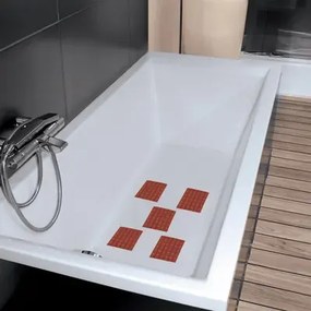 MSV QUADRO sada 5 protiskluzových podložek terakota / SBS kaučuk / 13
