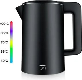 Niceboy ION ThermoKettle TK5 černá / Rychlovarná konvice / 2200W / 1.7