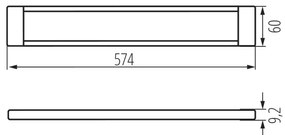 LED svítidlo Kanlux DAXA-S 9W CCTDIM W 38121 3000/4000/5500K