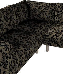 Potah na pohovku IKEA Norsborg rohová 4-místná barva béžová látka pletený vzor, vzorované