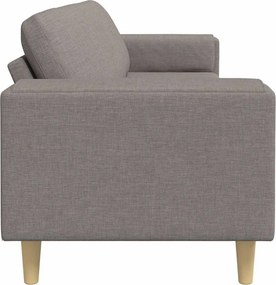 Pohovka do obývacího pokoje Taupe 250 x 77 x 76 cm Polyester 3335086