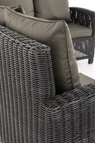 L Garnitur Minari Anthrazit 5mm – černá