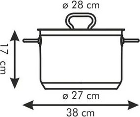 TESCOMA Hrnec HOME PROFI s poklicí ø 28 cm, 10,0 l