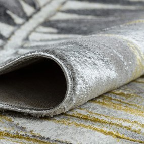 Dywany Łuszczów, Kusový koberec Bliss Z217AZ276 gold/grey, 80x150, šedá, kancelář