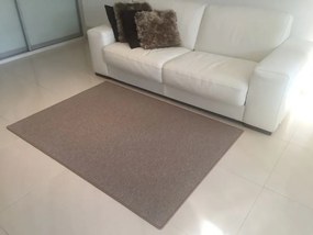 Kusový koberec Astra béžová Kulatý 200 cm průměr