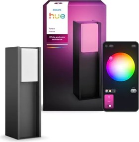 Philips - LED Stmívatelná venkovní lampa Hue TURACO 1xE27/8,1W/230V 40 cm IP44