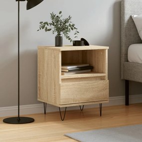vidaXL Noční stolek 40 x 35 x 50 cm kompozitní dřevo [830620] Barva: dub sonoma