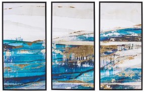 BIZZOTTO Set 3 obrazů GALERY 80x40cm 0240974