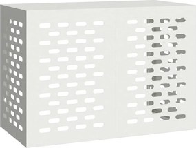 vidaXL Ochrana klimatizace Bílá 100 x 50 x 70 cm [865898]