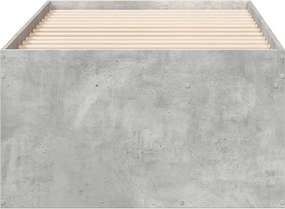 Válenda se zásuvkami bez matrace betonově šedá 90 x 200 cm 3280247