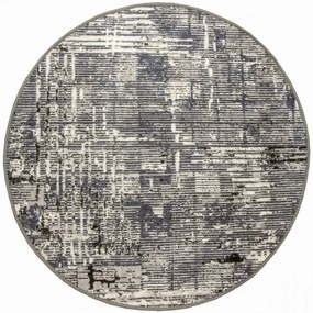Koberec Astral 19 šedý / beton, kruh