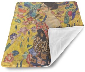 Sablio Deka pro miminko Dáma s vějířem - Gustav Klimt - 90x120 cm
