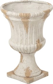 Béžový antik květináč Antiqou French - Ø 40*56 cm