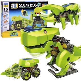 JOKO Solární stavebnice 4v1 dinosaurus, robot, stroj a hmyz