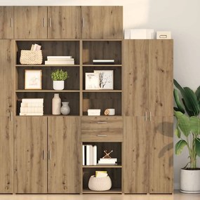 Vysoký bufet Artisanový dub 50 x 42,5 x 225 cm Kompozitní dřevo 3402816