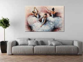 Gario Ručně malovaný obraz Nádherné baletky Rozměry: 100 x 70 cm