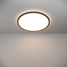 Eglo 901441-LED Koupelnové stropní svítidlo ROVITO 16,8W/230V pr.50cm IP44 černá