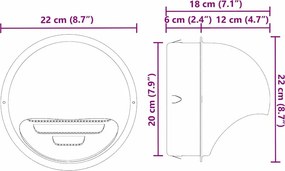 vidaXL Kryty vzduchových ventilátorů 2 ks Stříbrná 200 mm [42019382]