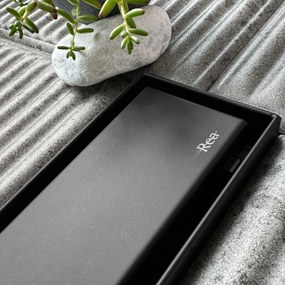 Lineární odtokový žlab Rea Neox Pro 80 cm černý