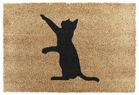 Rohožka z kokosového vlákna 40x60 cm Cat – Artsy Doormats