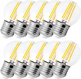 Led žárovka E27 Filament 6W Edison G45 Malá Kulička ozdobná girlanda loft