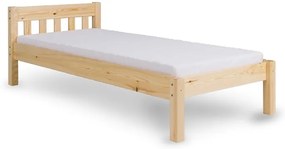 Postel Pino Zvolte rozměr postele: 160x200 cm, Vyberte odstín dřeva: Bělená 21