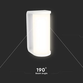 LED Venkovní nástěnné svítidlo LED/12W/230V 3000/4200/6500K IP65 bílá