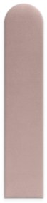 Čalouněný panel - Oblouk - 20x100cm Barva: Hnědá