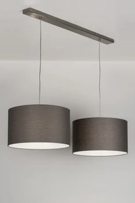 Závěsné designové šedé svítidlo nad stůl Duo Grey Unima