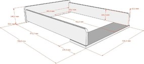 Béžová dětská komoda s přebalovacím pultem 89x90x55 cm Swingo – Vipack