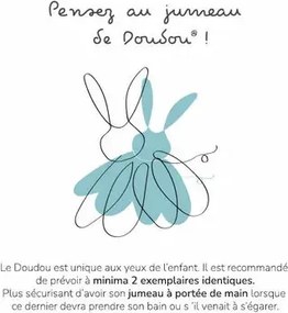 Doudou Muchláček myška růžová 3v1 / od 0 let