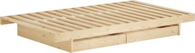 Karup Design  Postel KANSO - 90 x 200 / Se dvěma zásuvkami