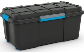 Plastový úložný box KETER Scuba Box L s víkem 80l, černý