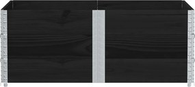 Zahradní truhlík hnědý 150 x 100 cm masivní borové dřevo 3295440