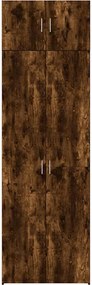Úzká úložná kouřový dub 70x42,5x225 cm kompozitní dřevo 3281333