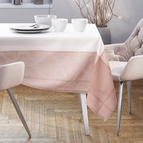 Ubrus AmeliaHome LILLE růžovo-bílý