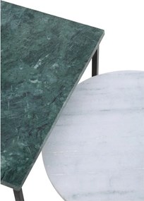 Odkládací stolky v sadě 3 ks s mramorovou deskou 40x40 cm Mandoli – Premier Housewares