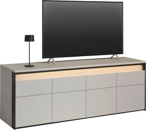 XXXLutz NÍZKÁ KOMODA, černá, béžová, 173/63/47 cm Voleo - Online Only TV příslušenství - 000589003217