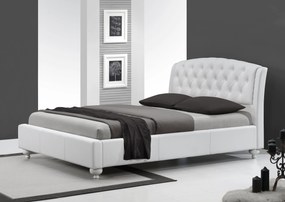 Čalouněná postel SOFIA, bílá