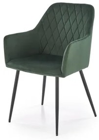 Halmar jídelní židle K558 barevné provedení tmavě zelená