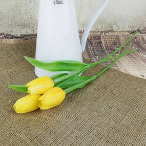 Umělé tulipány č. 24- žlutooranžové