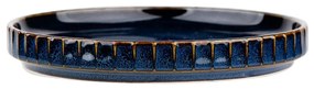 Altom Porcelánový podšálek Reactive Stripes modrá, 14 cm