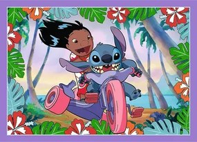 Trefl - Puzzle - LiloStitch: Bláznivý den 4v1 / 35|48|54|70 / 28.5 x 2
