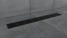 C-DRAINWELL 80 Black Odtokový podlahový žlab, kostky