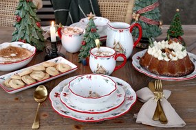 Vánoční keramická miska Chalet de Noël – Ø 14*4,5 cm / 300ml